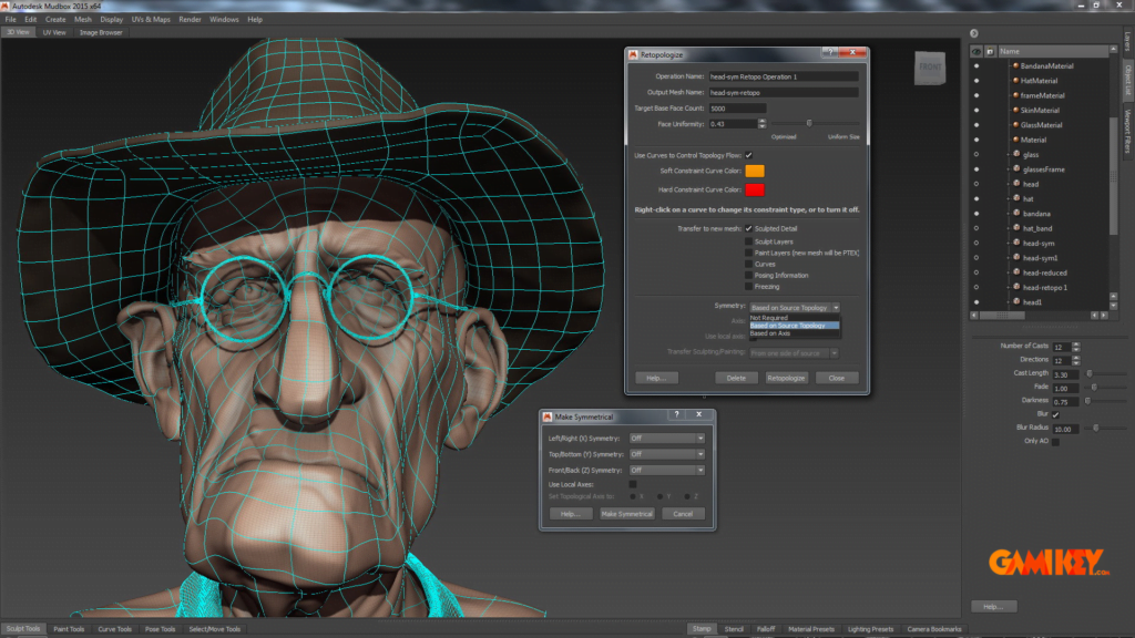 Tài khoản Autodesk Mudbox thiết kế mô hình 3D