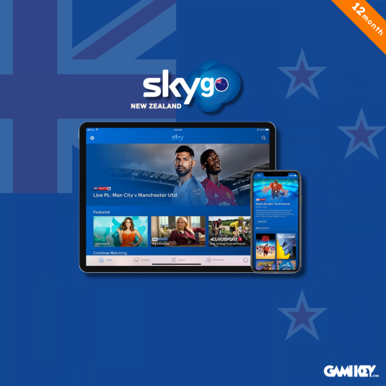 Tài khoản SKY GO with Sky-Sports 12 Tháng - Gamikey