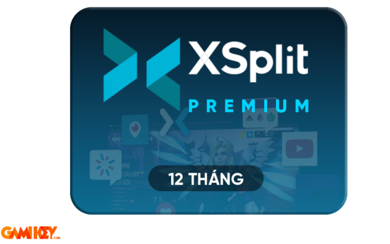 Mã kích hoạt XSplit Premium 12 tháng - Gamikey