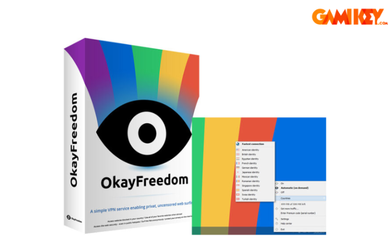 Okay Freedom VPN 1 năm 1 PC Premium - Mã kích hoạt - Gamikey