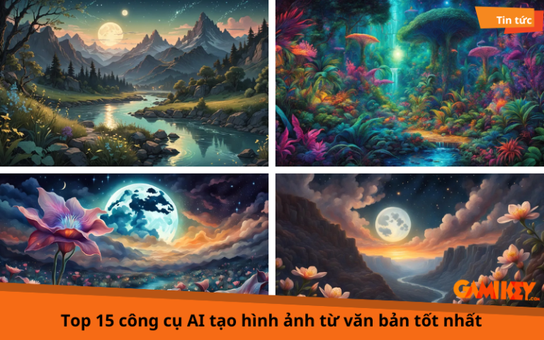 Top 15 công cụ AI tạo hình ảnh từ văn bản miễn phí tốt nhất - Gamikey