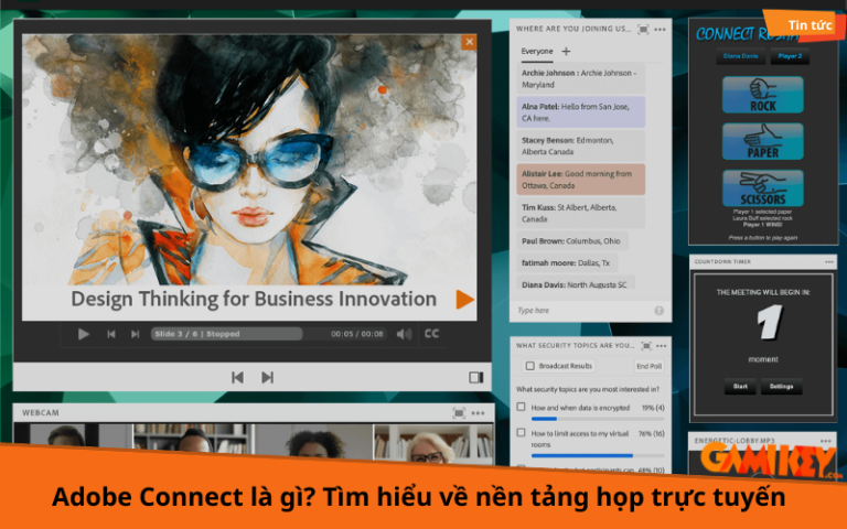 Adobe Connect là gì? Tìm hiểu về nền tảng họp trực tuyến - Gamikey