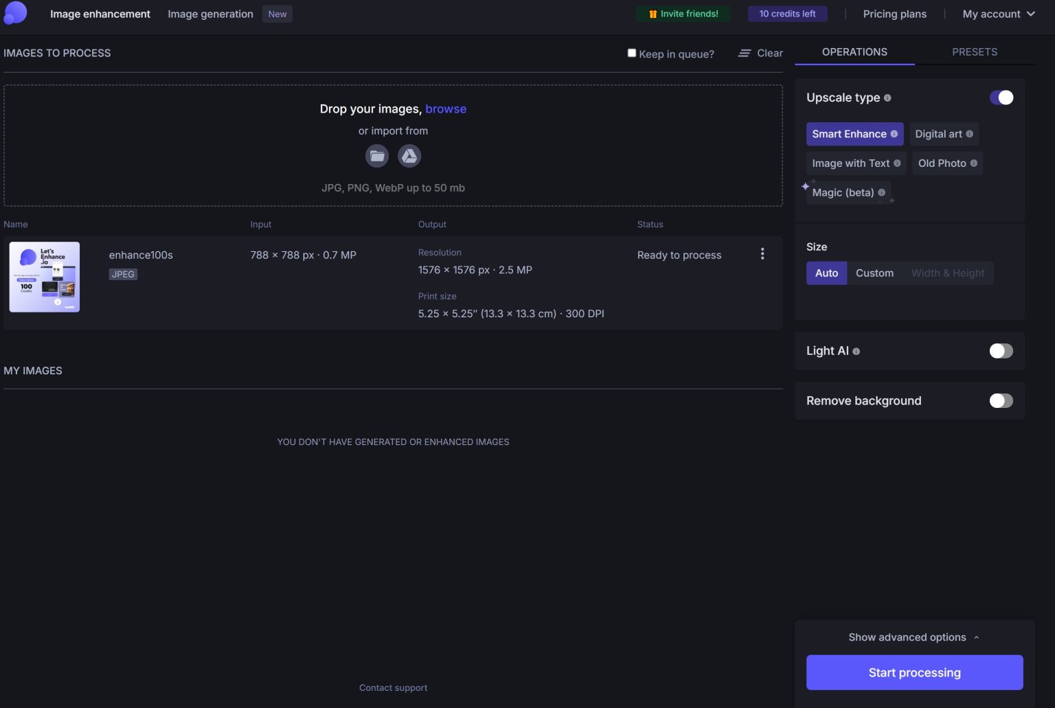 Nâng cấp tài khoản Let's Enhance 1 tháng - Chỉnh sửa hình ảnh AI - Gamikey