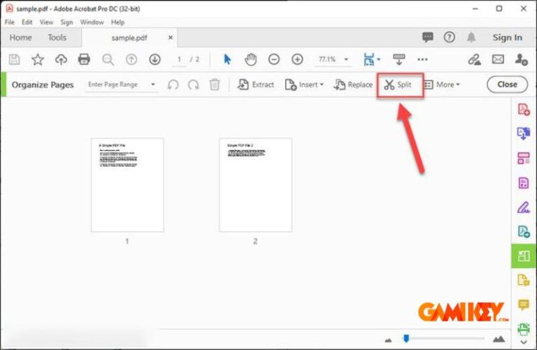 Hướng dẫn cách tách file PDF bằng Adobe Acrobat siêu đơn giản - Gamikey