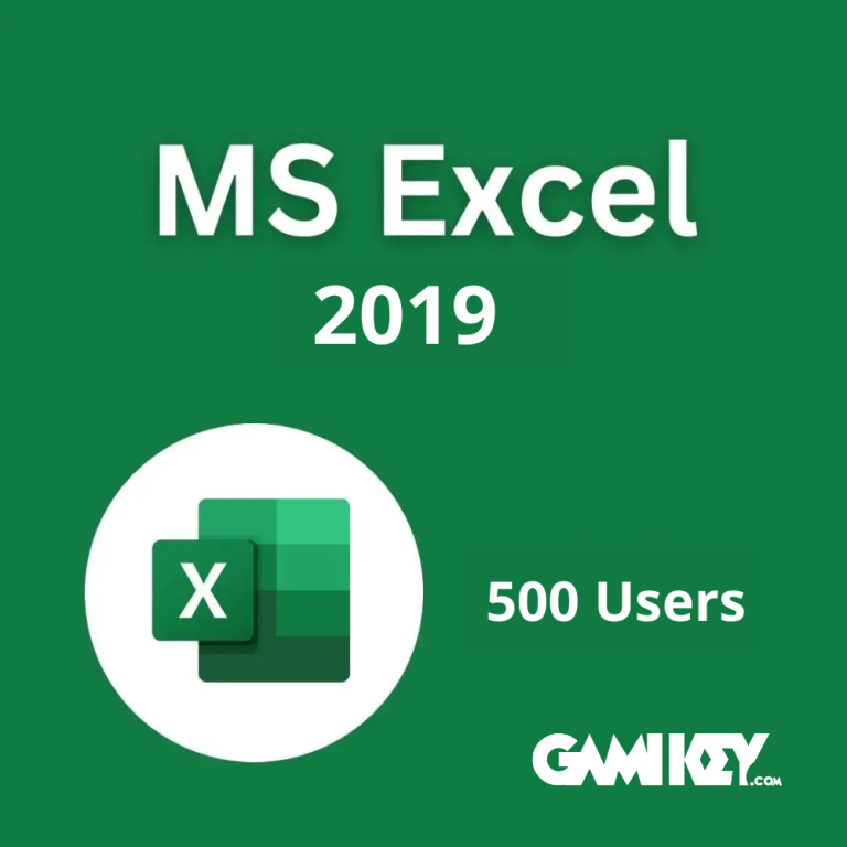 Microsoft Excel 2019 for 500 users - Gamikey