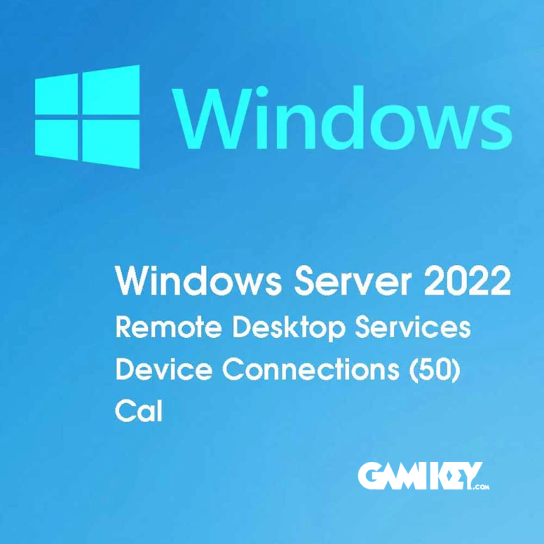 Windows Server 2022 Remote Desktop Services User Connections 50 - Gamikey